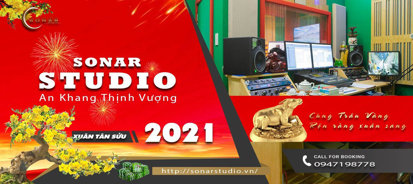 Phòng thu âm chuyên nghiệp tại TPHCM - Sonar Studio